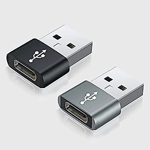 USB-C Female to USB Male Quick Adapter Compatible with Your Microsoft Surface Duo 2 for Charger, sync, OTG Devices Like Keyboard, Mouse, Zip, Gamepad, pd(2pack)