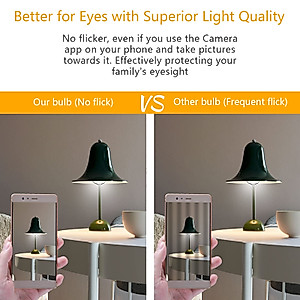 VOOSEI Daylight Bulbs 4000K LED E26 60W, 6W Equivalent to 60W Edison High Brightness ST58 Antique Non-Dimmable Filament Bulbs Clear Glass Pack of 6