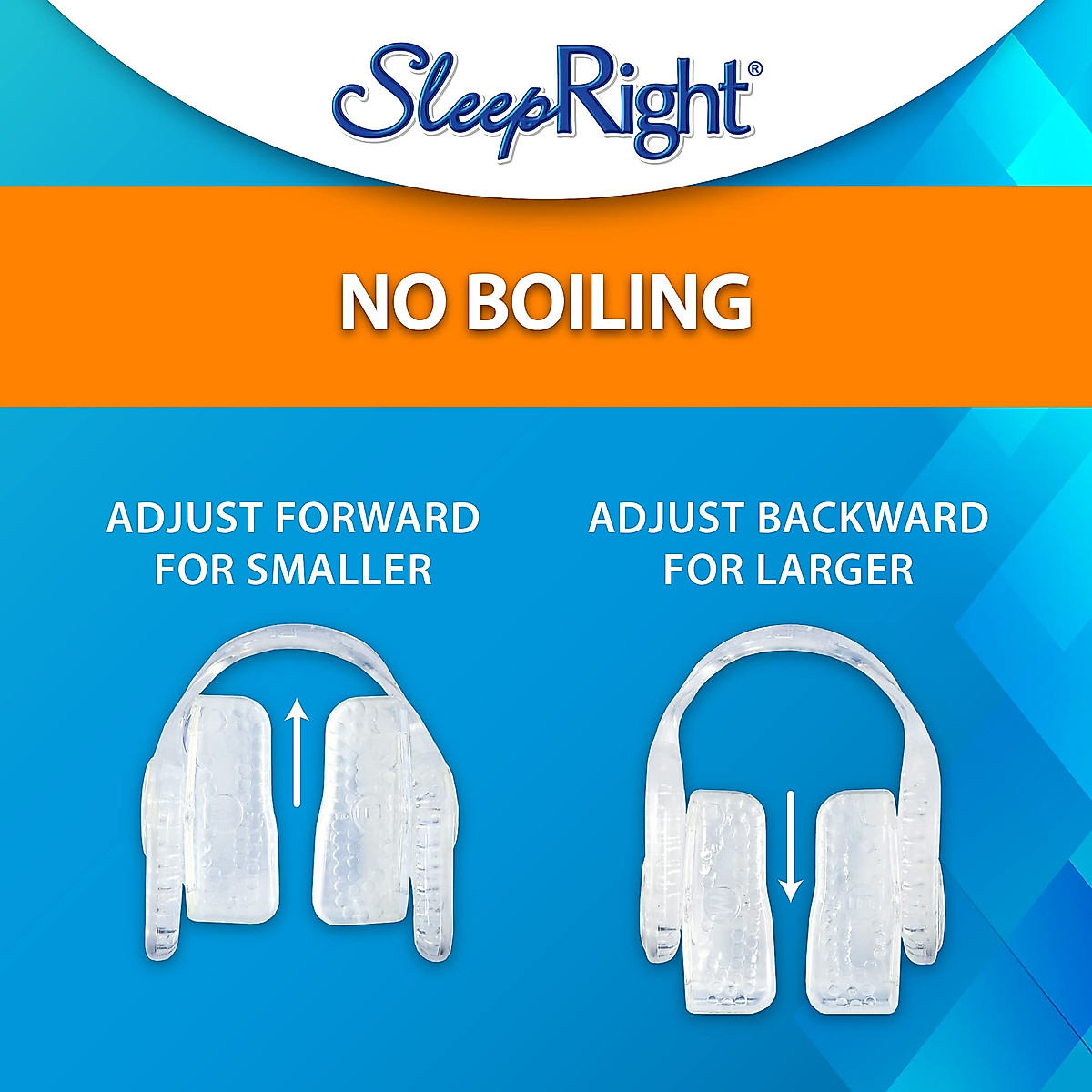 SleepRight Ultra-Comfort Dental Guard Mouth Guard to Prevent Teeth Grinding - No Boil - Extra Strong