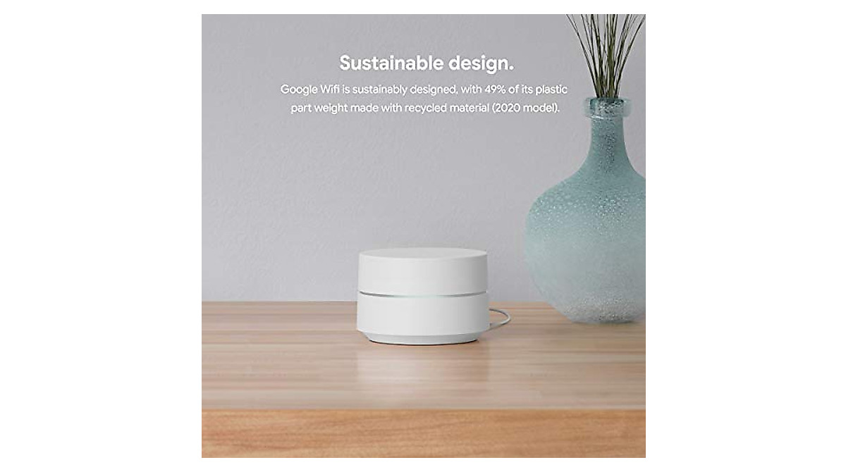 Google Wifi - AC1200 - Mesh WiFi System - Wifi Router - 1500 Sq Ft ...