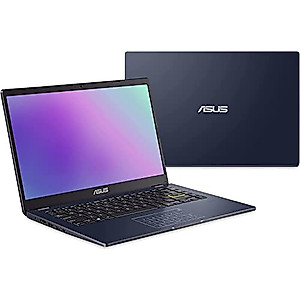 ASUS 14" Ultra Thin FHD PC Laptop, Intel Celeron N4020, 4GB RAM, 128GB, NumberPad, 1 Year Microsoft 365, Windows 11 Home in S Mode, Star Black + Accessories
