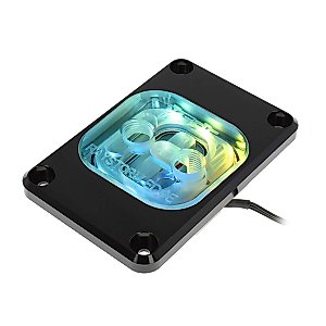 XSPC RayStorm Edge CPU Water Block, AMD/AM4/AM5, Addessable RGB, Black
