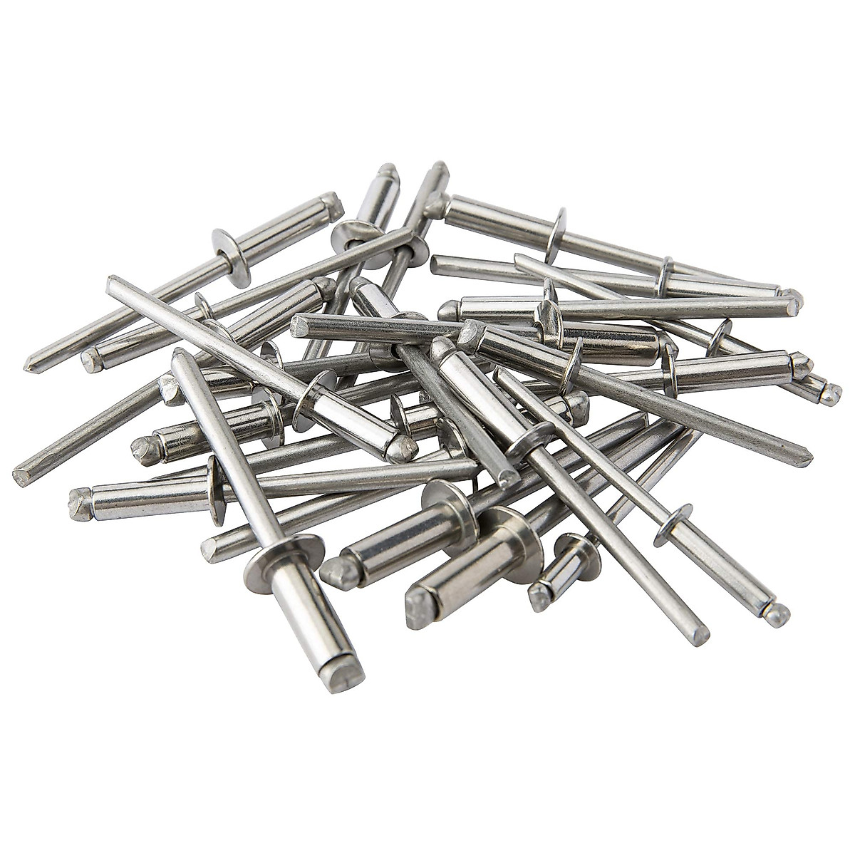 ISPINNER 50pcs 1/8" x 3/8" Stainless Steel Blind Rivets, 3.2 x 10mm Pop Rivets, Pack of 50