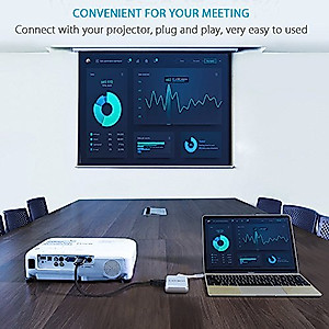 USB C Hub, USB C Multiport Adapter,6 in 1 Tempered Glass USB C to HDMI, VGA, USB C Charging, 2 USB 3.0 Ports,RJ45 Gigabit Ethernet, USB C Dock Dongle Compatible Apple MacBook Pro 13/15 (Thunderbolt 3)