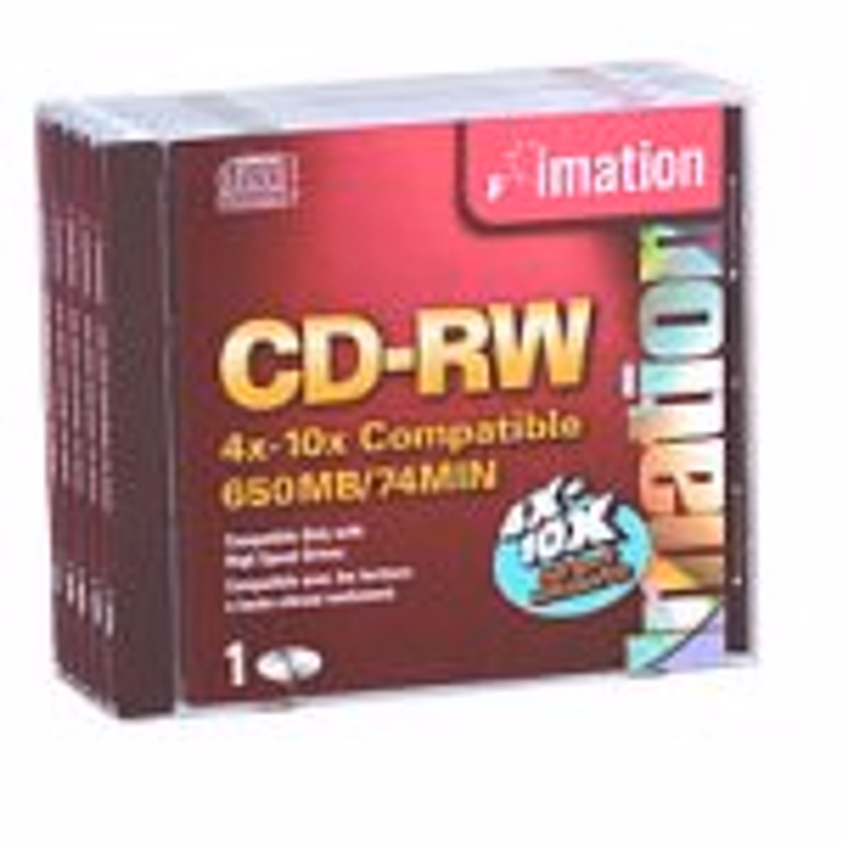 Imation IMN41424 CD-RW, 10x, (5-Pack)