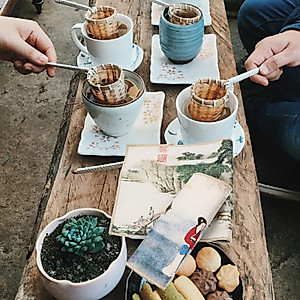 Kichvoe 2pcs Chinese Style Kitchen Tea Towels Chinoiserie Dish Towels Kitchen Bar Towels Large Plate Cloth Gongfu Tea Tray Mat Kung Fu Tea Accessory Set (Style 2)