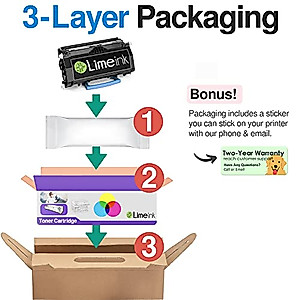 Limeink Black Remanufactured 330-2650 PK941 High Yield Laser Toner Cartridge Compatible for Dell 2330 2330D 2330DN 2350 2350D 2350DN PK937 dn PK496 Printer Premium Ink