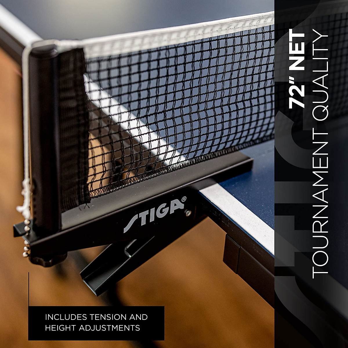 STIGA Advantage Series Ping Pong Tables - 13, 15, 19, and 25mm Tabletops - Quickplay 10 Minute Assembly - Playback Mode - Recreational to Tournament Level