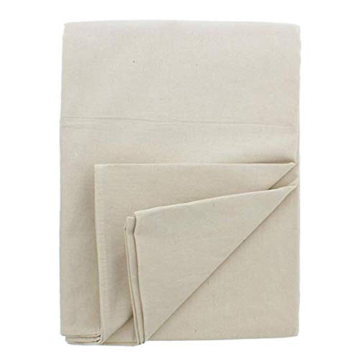 Premium Cotton Canvas Drop Cloth - 8 oz, 4x5 ft - Perfect for Painting, Furniture & Floor Protection 4x5 (4x5)