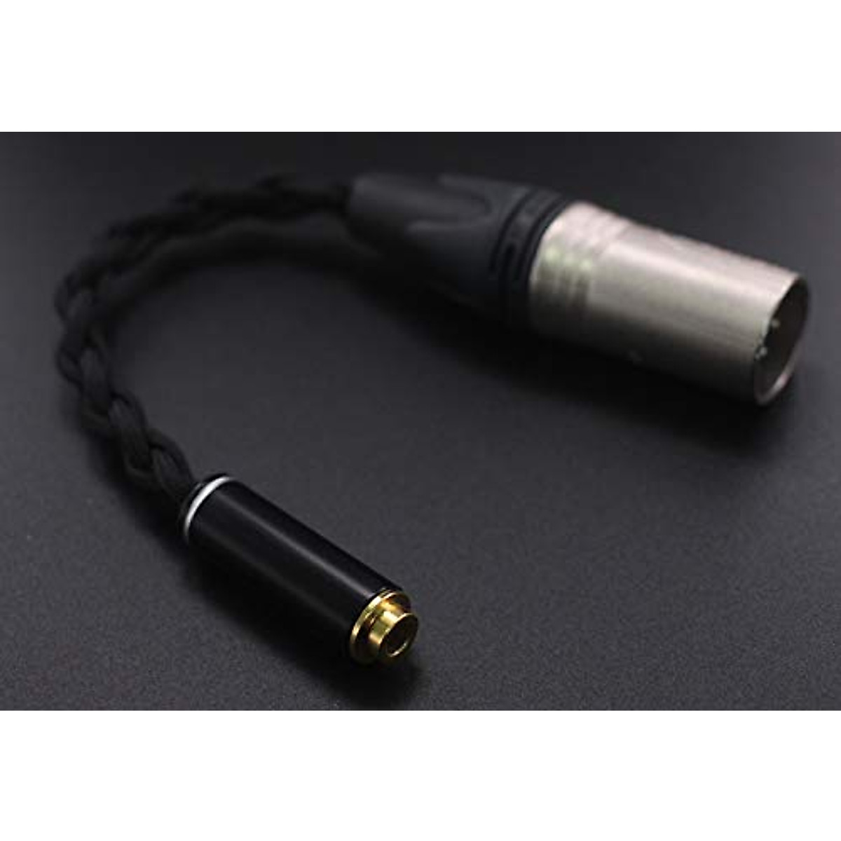 XL4-4 HiFi 4-pin XLR Balanced Male to 4.4mm Trrs Female Balanced Cable, Headphone Audio Adapter. XL4-4.