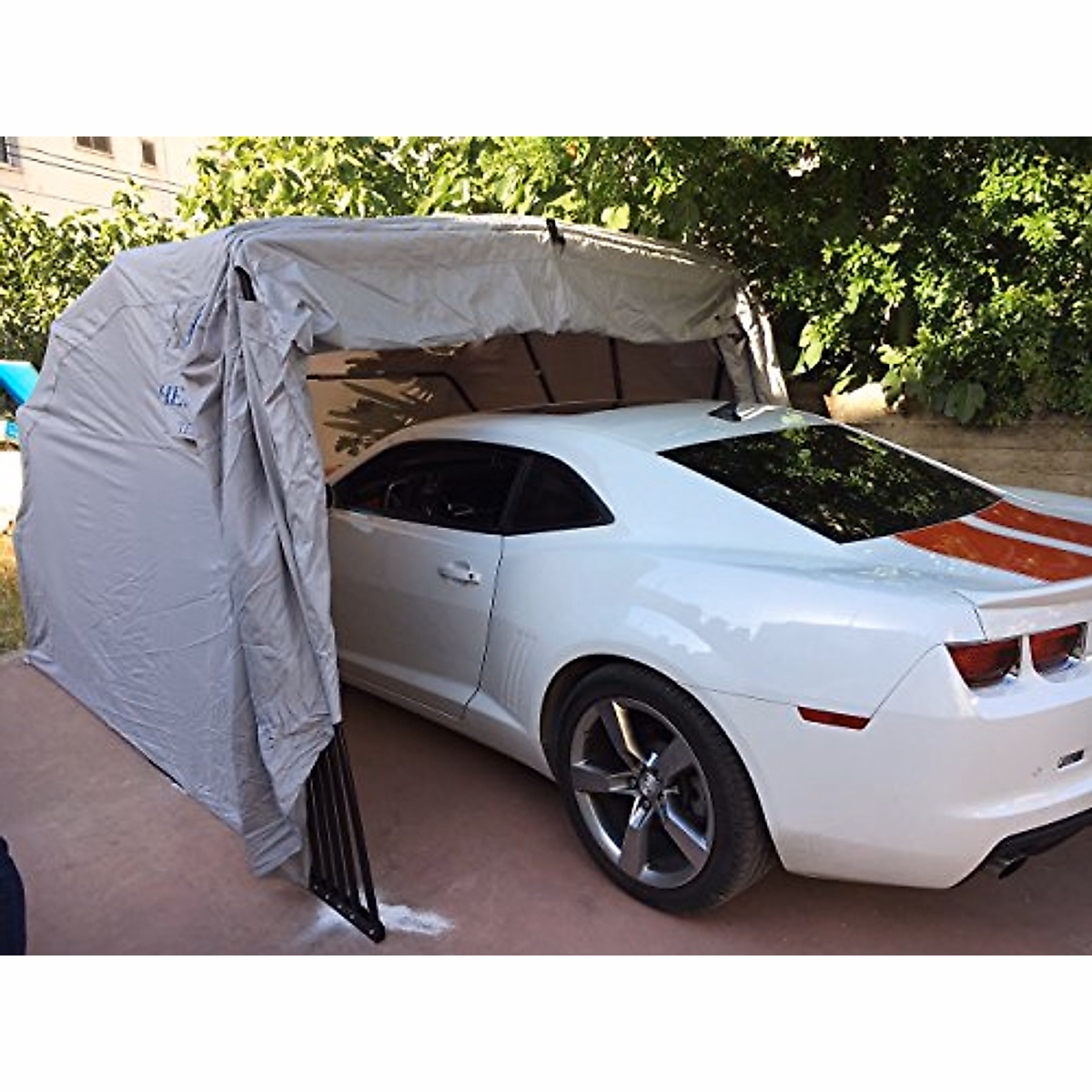 Ikuby Medium Carport, Car Shelter, Car Canopy, Car Garage, Car shed, Car House, Car Park, Foldable, Retractable, Lockable, Durable Shelter