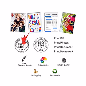 Hyliter T502 502 Ink Refill Bottles High Capacity for Ecotank ET2760 ET-4760 ET2720 ET-2750 ET-2850 ET-15000 ET-3850 ET-3750 ET-4850 ET-3830 Printer (4 Pack)