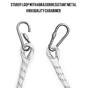 Rope Ladder Fire Escape - Emergency Ladders, Safety Ladder Escape, 2-3 Story Homes Reusable Compact Lightweight External Rescue Ladder (Size : 20M)