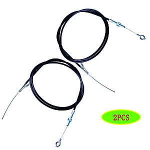 NAKAO Universal Throttle Cable for Manco Go Kart 8252-1390 Go Cart, 63" Long Inner Wire 71" inch Long, Throttle Cable for Go Kart(2 Throttle Cable)