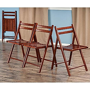 Ergode Robin 4-Pc Folding Chair Set Walnut