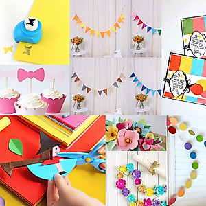 Livholic 100 Pack Heavy Colored Paper Cardstock Front Back Different Color Codes Colorful Cardstock 250GSM for DIY Art, Scrapbook, Paper Crafting,School Supplies (100)