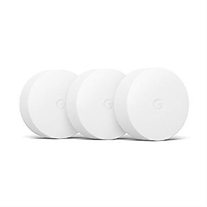 Google Nest Temperature Sensor 3 Count Pack - Nest Thermostat Sensor - Nest Sensor That Works with Nest Learning Thermostat and Nest Thermostat E - Smart Home