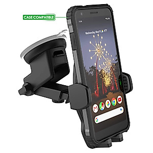 Encased V2 Car Mount Phone Holder for Google Pixel 8/8 Pro / 7/7 Pro, Pixel 6 (6a/7a) Fully Adjustable Case Compatible Dock (2022)