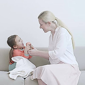 UBMOM No-spill, Backflow prevention Sippy Cup with Straw, PPSU Learner Cup with Handle for Baby and Toddlers, BPA free, 9.47oz (Chocolate)