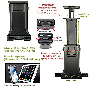 ChargerCity Simple Lock Car Vehicle Air Vent Mount w/Mega Smartphone Holder for Smartphones