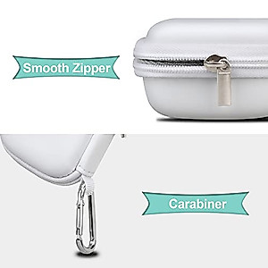 BOVKE Carrying Case for Bose QuietComfort Earbuds II/Bose QC Earbuds 2 / QuietComfort Ultra Earbuds Wireless Noise Cancelling in-Ear Headphones, Mesh Pocket for Cables Eartips, Soapstone (Case Only)