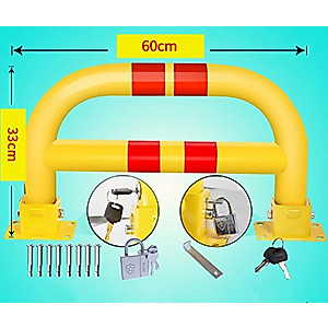 Parking Bollards,Private Car Parking Latch Space Lock,Space Saver Car Park Driveway Guard Saver,Easy Installation,Against Pressure