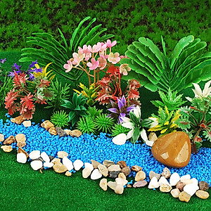 NWFashion 13"x39" Artificial Craft Model Grass Mat DIY Decoration for Scenery Lawn Moss,Not for Garden(Deep Green)