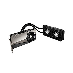 MSI SUPRIM Liquid X GeForce RTX 4090 Liquid Cool Graphics Card (PCIe 4.0, 24GB 384Bit GDRR6X, HDMI 2.1a, DP 1.4a, TORX Fan 5.0), w/Anti-Sag RGB Holder, HDMI 2.1 Cable