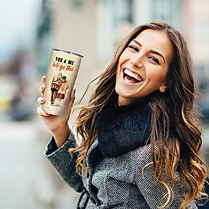 Oigemit Gifts for Wife, Birthday Gifts for Wife,Mothers Day Gift for Wife From Husband Romantic,Gifts for Her for Anniversary Valentine Wedding Day, To My Wife 20oz Insulated Tumbler With Keychain