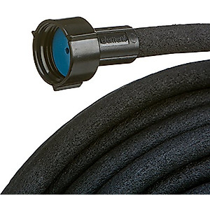 Swan Products MGSPAK38100CC Miracle-GRO Soaker System Customizable Hose with Push on Fittings, 100' x 3/8", Black