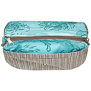 HAIKU Bliss Eco-Friendly RFID Blocking Travel Crossbody Saddle Bag, Gray Poplar