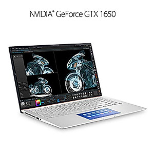 ASUS ZenBook 15 Ultra-Slim Laptop 15.6” FHD NanoEdge Bezel, Intel Core i7-10510U, 16GB RAM, 512GB PCIe SSD, GeForce GTX 1650, Innovative ScreenPad 2.0, Windows 10 Pro, UX534FTC-AS77, Grey