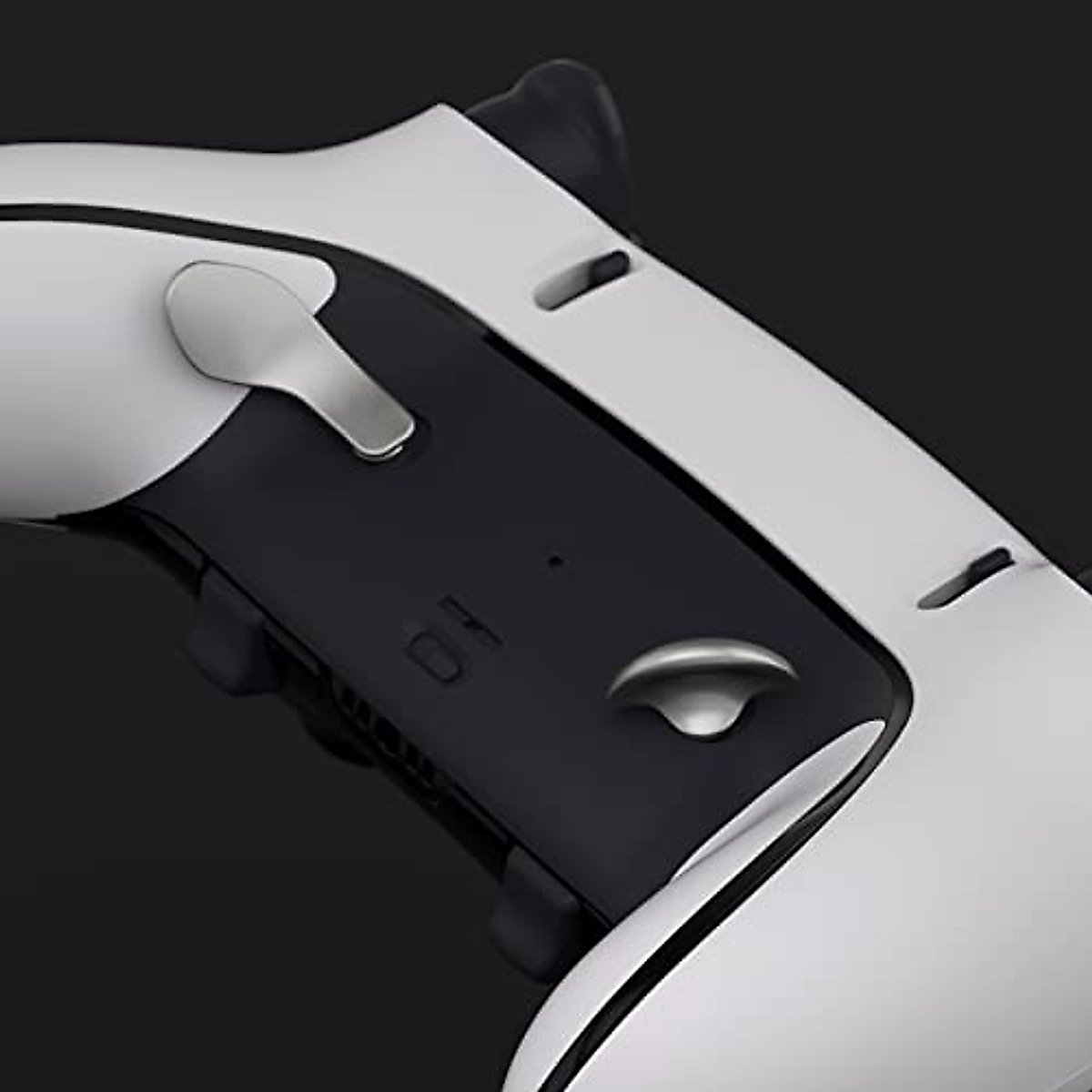 eXtremeRate Back Paddles for PS5 Edge Controller, Metallic Silver Replacement Interchangeable 4PCS Metal Back Buttons for PS5 Edge Controller - Controller NOT Included