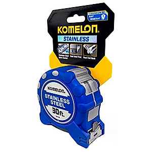 Stainless Steel Tape Measure, 1 Inx30 ft