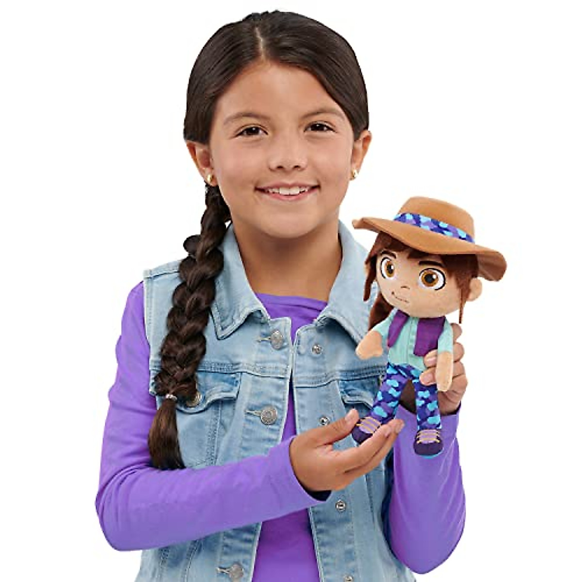 Just Play Netflix Ridley Jones Collectible Plushie Ridley Jones Doll, 8-Inch Stuffed Toy, Kids Toys for Ages 3 Up