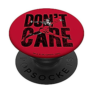 Harley Quinn Don't Care PopSockets Swappable PopGrip
