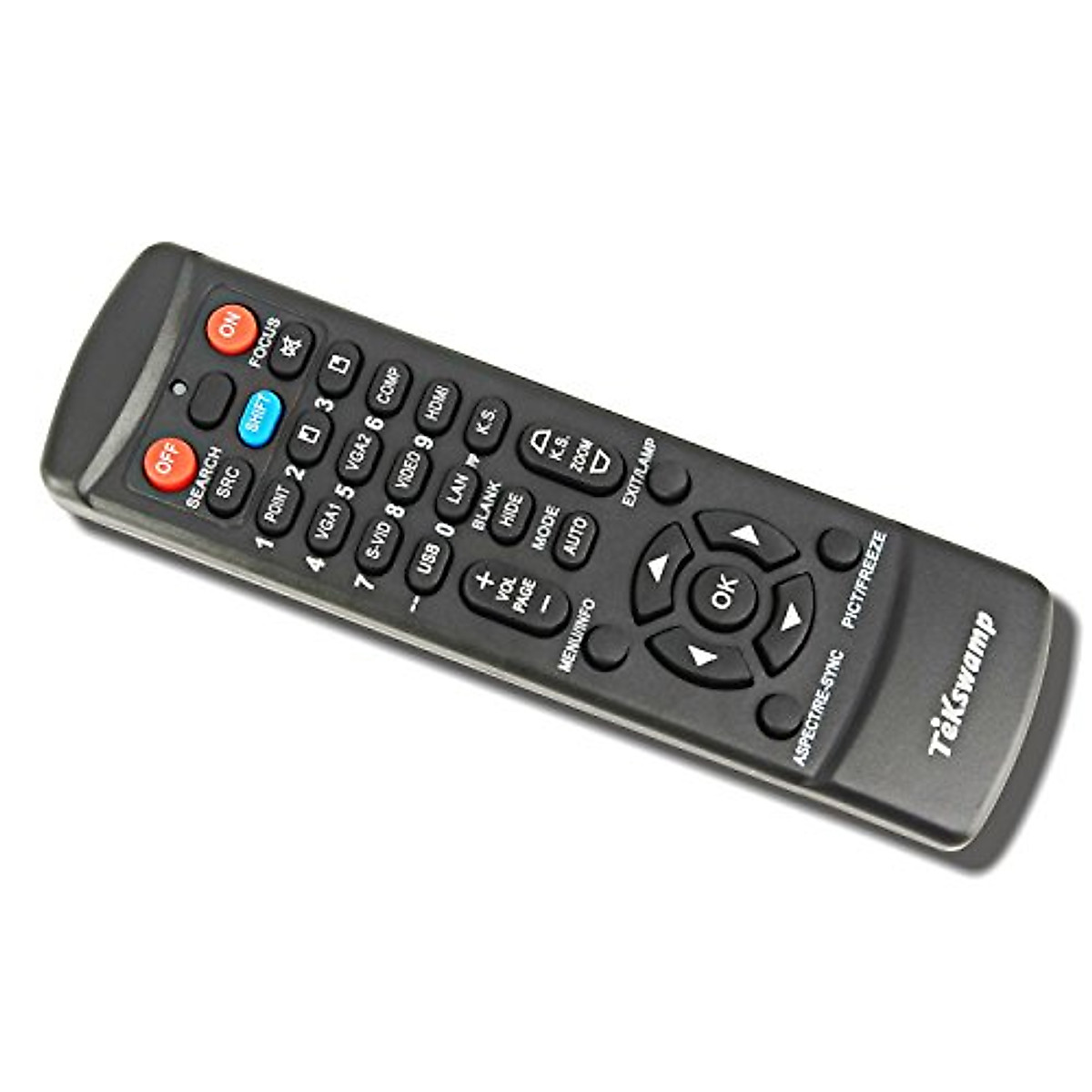 Remote Control for Optoma TX1080 Projector by Tekswamp