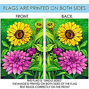 Toland Home Garden 1010860 Spring Blossoms Flower Flag 28x40 Inch Double Sided for Outdoor House Yard Decoration