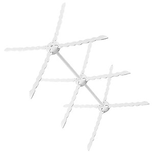 Zerodeko Fondant Drying Rack Flower Drying Hanger Fondant Tools Italian Decor Vertical Drying Rack Foldable Clothing Rack Drying Flower Stand Decorating Tool Kitchen Pasta Stand Coat Hanger