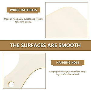 Mini Unfinished Wooden Cutting Board: Small Wooden Chopping Board 2pcs Rustic Serving Paddle with Handle Individual Charcuterie Board Cheese Board for Christmas Holiday