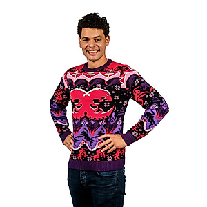 AAA Merchandise Warhammer 40,000 Tyranids Christmas Sweater (US, Alpha, Large, Regular, Regular) Multi