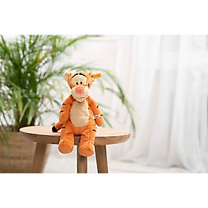 Steiff Disney Soft Cuddly Friends Tigger 12", Premium Stuffed Animal, Orange/Beige
