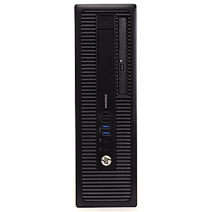 HP EliteDesk 800G2 Desktop Computer Intel Quad-Core Powered i5, Ultra-Fast 512GB M.2 NVMe SSD + 1TB HDD, 16GB DDR3 RAM, Windows 10 Pro, DVD, WiFi, 4 in 1 Gaming Bundle, Webcam, 24" Monitor (Renewed)