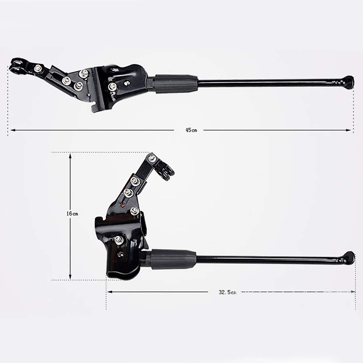 BESPORTBLE 26 Bikes Bike Kickstand Bike Side Stand Kickstand for MTB Bike Bulk Beads Cycling Kickstand Rear Side Stand Kickstand Support Fat Bike Kick Stand Cycle Foot Brace Chain Adjustable