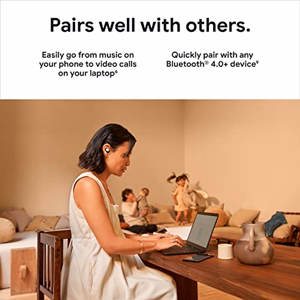 Google Pixel Buds Pro - Noise Canceling Earbuds - Up to 31 Hour Battery Life with Charging Case - Bluetooth Headphones - Compatible with Wireless Charging - Charcoal