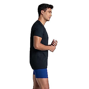 Fruit of the Loom mens Stay Tucked Crew T-shirt Underwear, Classic Fit - Assorted Colors, XX-Large US, (Pack of 6)