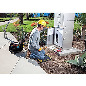 CLC Custom Leathercraft 302 Medium Shock Absorption Kneeling Pad, 14 x 21-Inch,Black