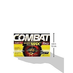 Combat Source Kill Max R1 Roach Bait, 12 Count