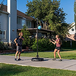 Lifetime 91009 Portable Tetherball System, Black