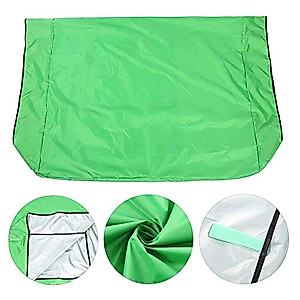 Bicaquu 191X120cm Snowproof Swing Canopy Cover, Frostproof Swing Canopy Cover Replacement, Balconies Gardens for Swing